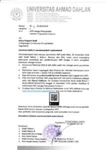 Unggah Data SKPI - FTI|UAD